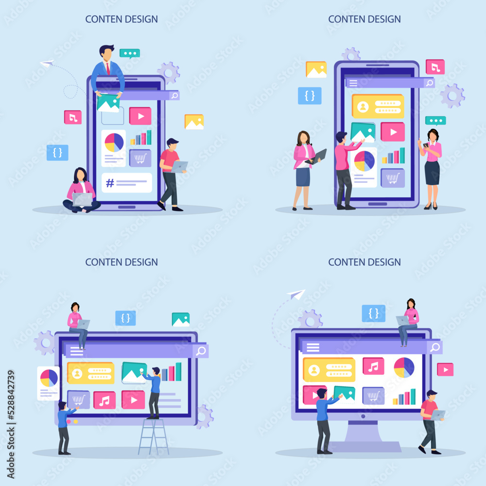 Software infographics, ideas for designer content. UI design concept ...