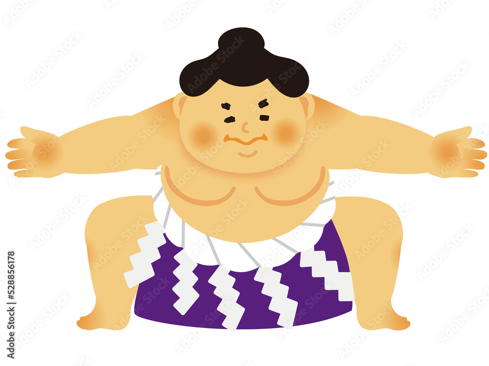 相撲のイラスト Stock Illustration | Adobe Stock