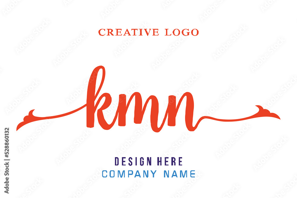 KMN lettering, perfect for company logos, offices, campuses, schools ...