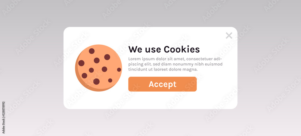 Protection of personal data information cookie and internet web page we ...