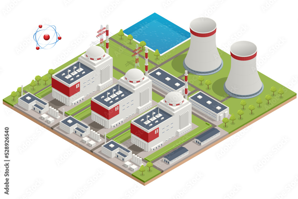Isometric Nuclear Power Plants are a type of power plant that use the ...