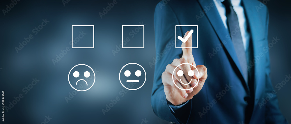 check mark on happy smiley Stock Photo | Adobe Stock