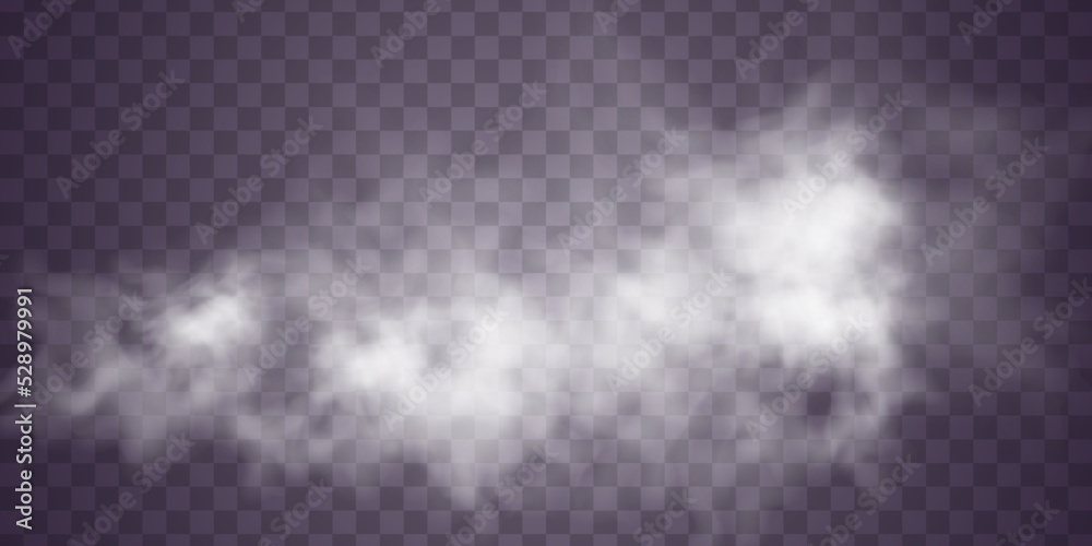 Special effect of steam, smoke, fog, clouds. Abstract gas on ...