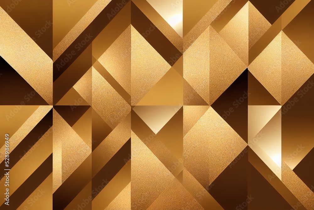 Geometric flat gold pattern. Modern, minimal luxury background. Rich ...