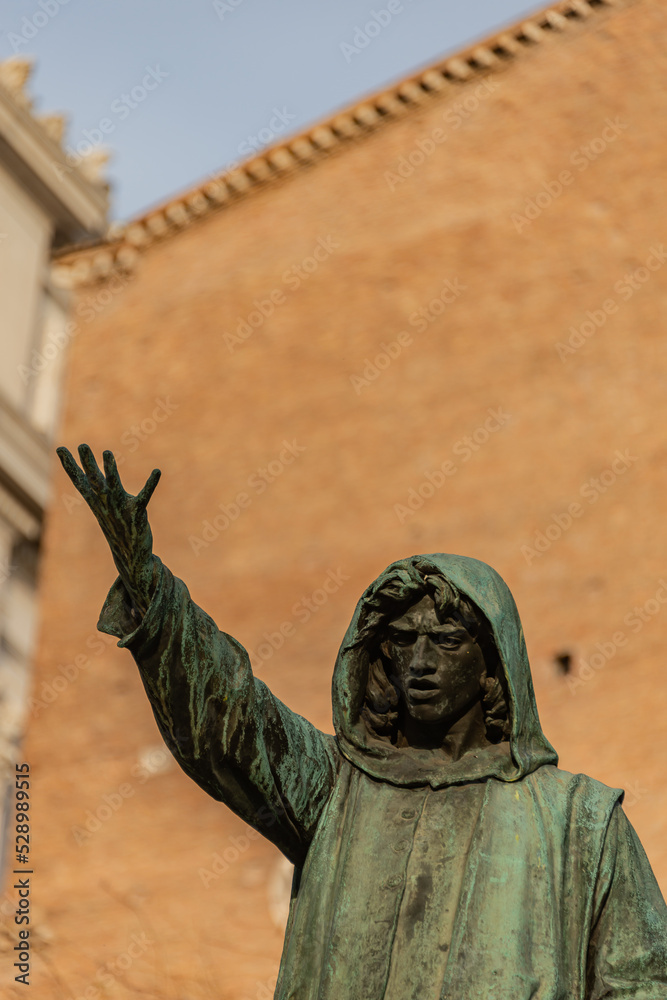 polux statue in rome city art, history and cityscape italy, ancient and ...