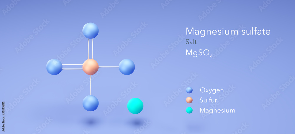 Magnesium Atom 3d Model
