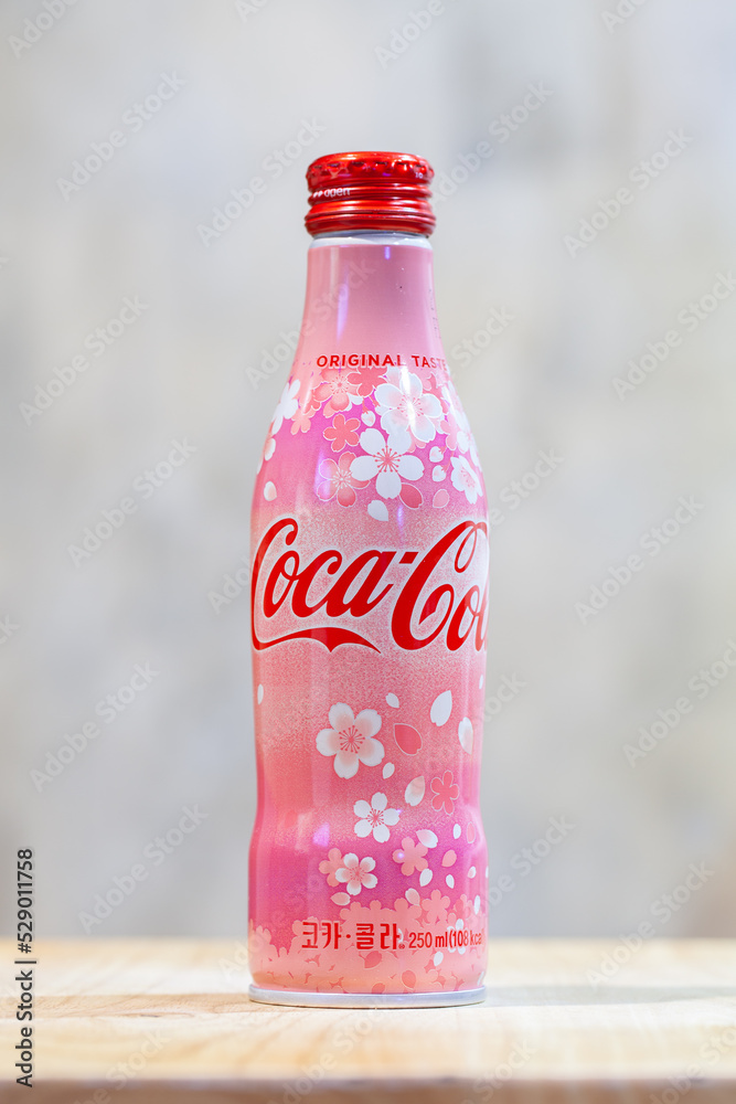 Coca-Cola Japan Edition bottle. Coca-Cola is the one of the worlds ...