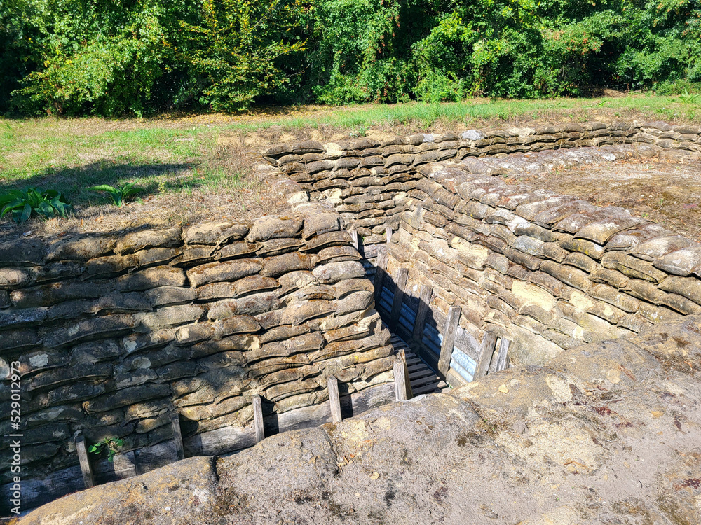 German trenches recreated on the fields of Passchendaele - West ...