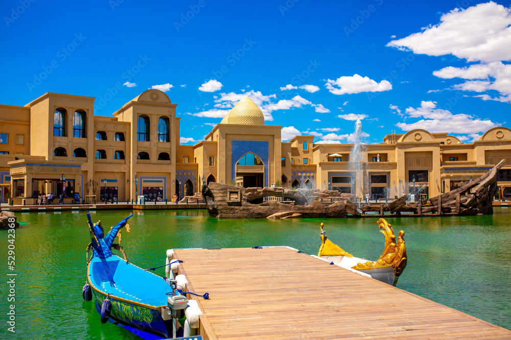 Streets of the City of Turkestan Caravan Saray. The historical center ...