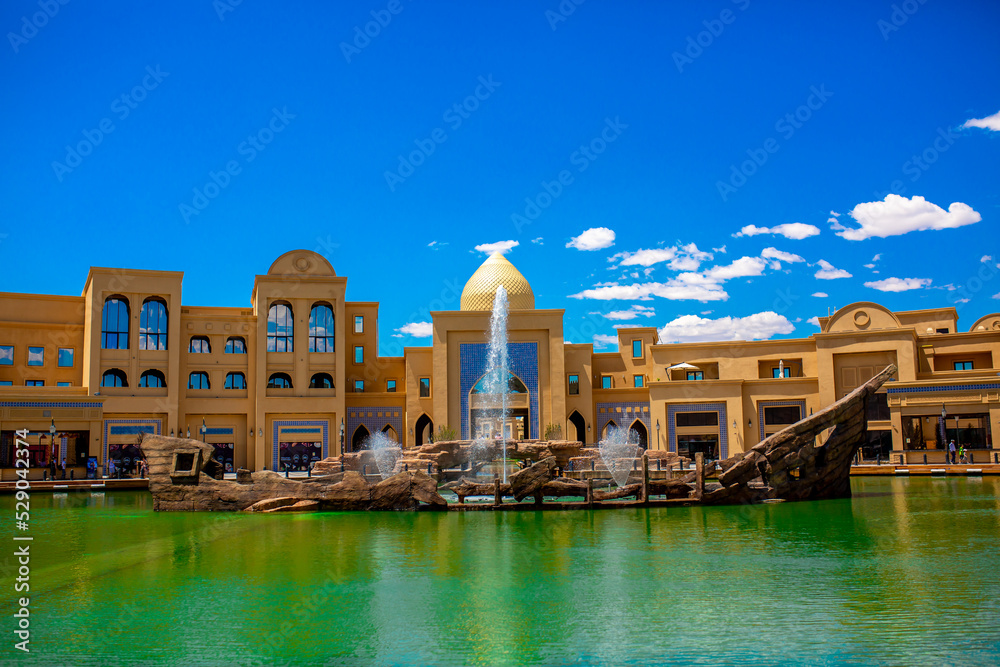 Streets of the City of Turkestan Caravan Saray. The historical center ...