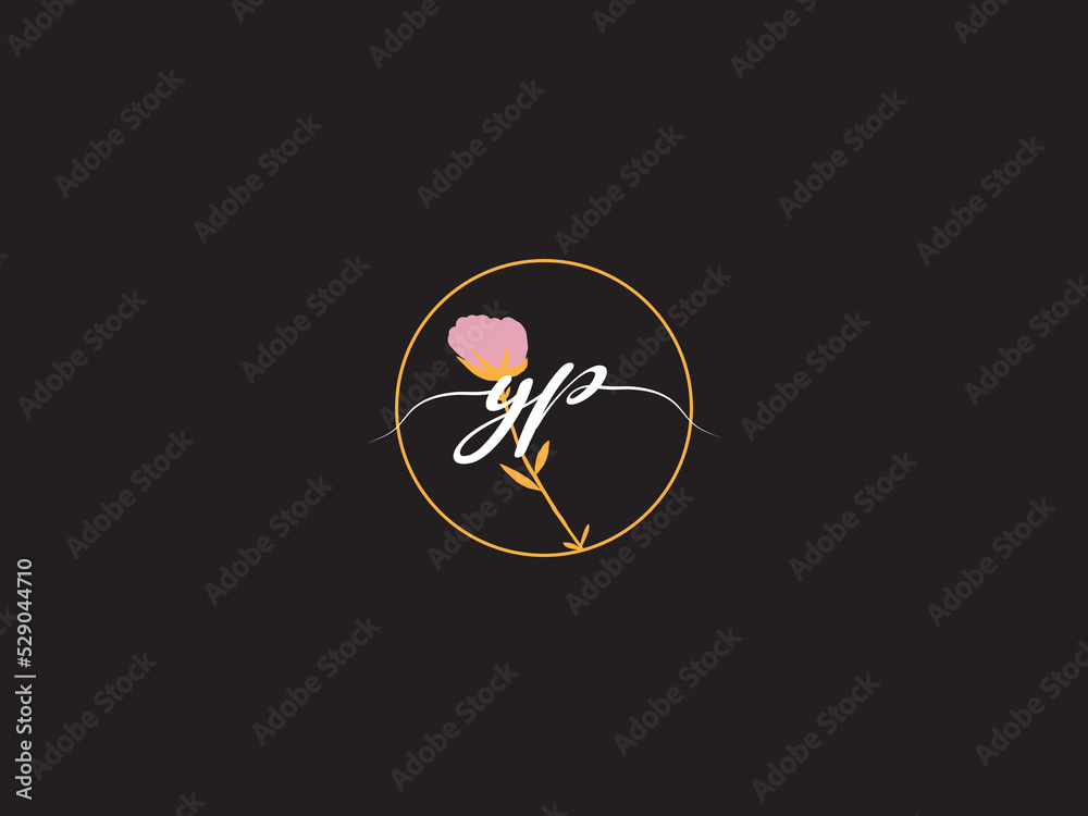Abstract YP Logo Image, Signature Yp py Logo Icon Vector For Fashion ...