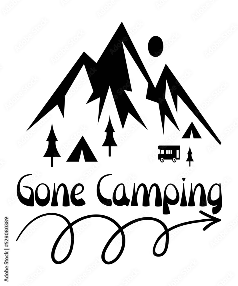 Camping Svg Bundle Camping Crew Svg Camp Life Svg Funny Camping Svg