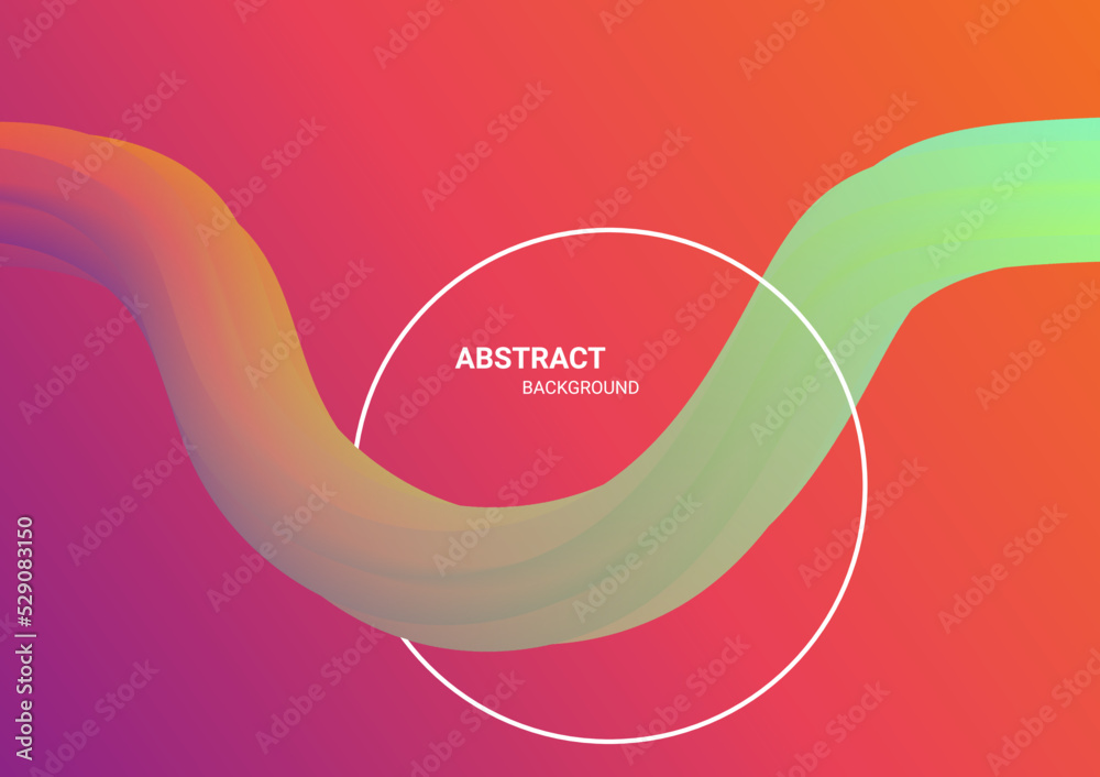 fluid flow liquid curve with pastel blend dynamic gradient, frame shape ...