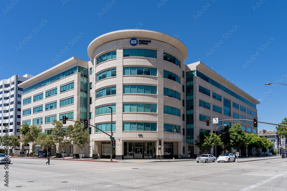 Pasadena, California, USA - July 7, 2022: ACCO Engineered Systems ...