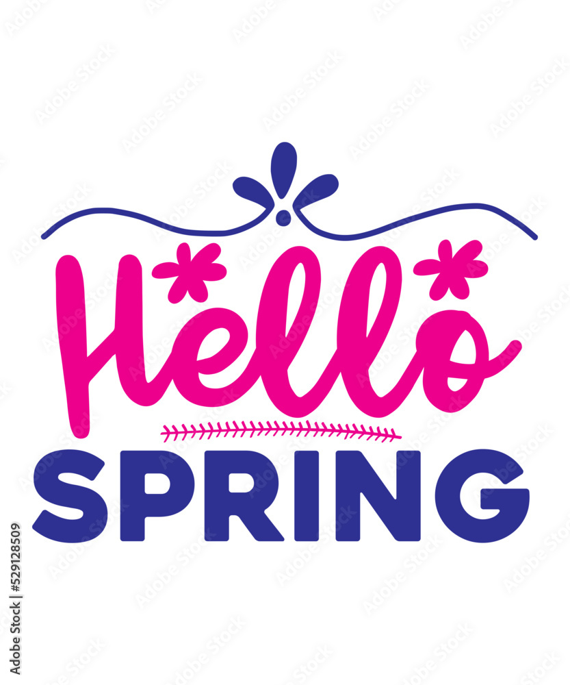 Vecteur Stock Spring Svg Bundle, Spring Sign Svg, Farmhouse Svg, Hello ...