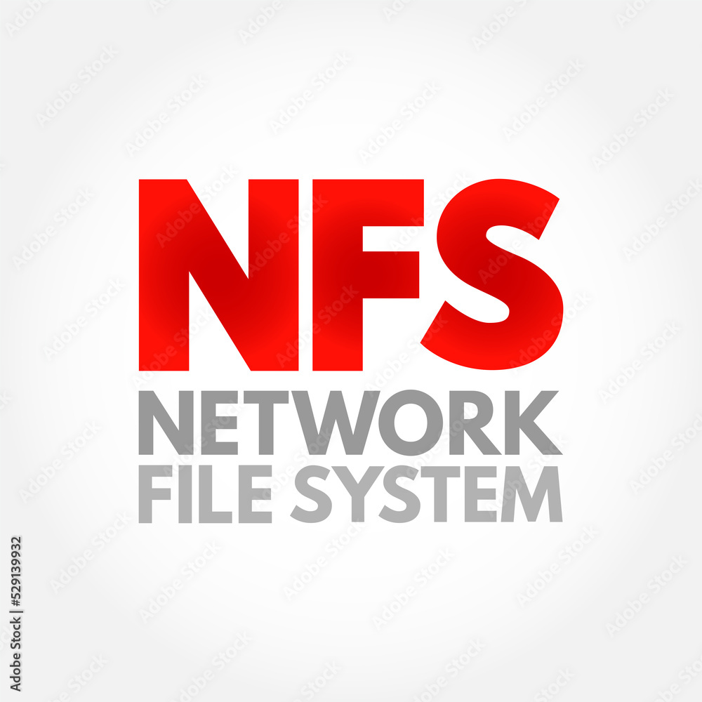 NFS Network File System - mechanism for storing files on a network ... NFS Network File System - mechanism for storing files on a network ...