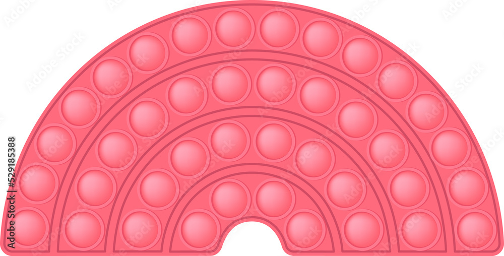 Pop it bright pink rainbow for a Valentines day as a fashionable ...