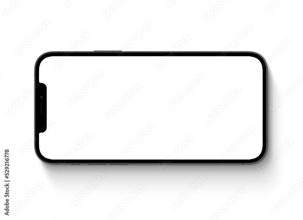 mockup horizontal smartphone iPhone isolated on background png both the ...