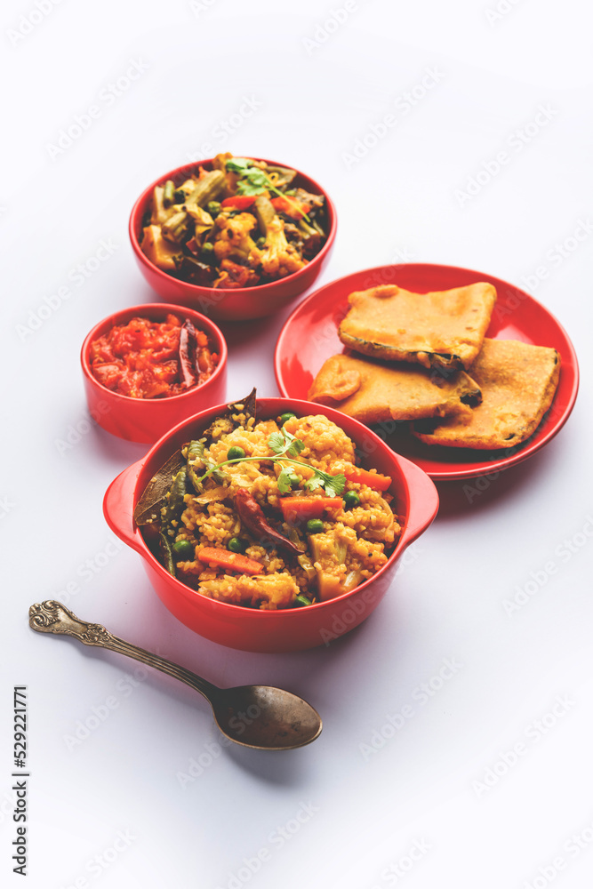 Bengali Bhog food for Indian Hindu Durga Puja or pooja festival ...