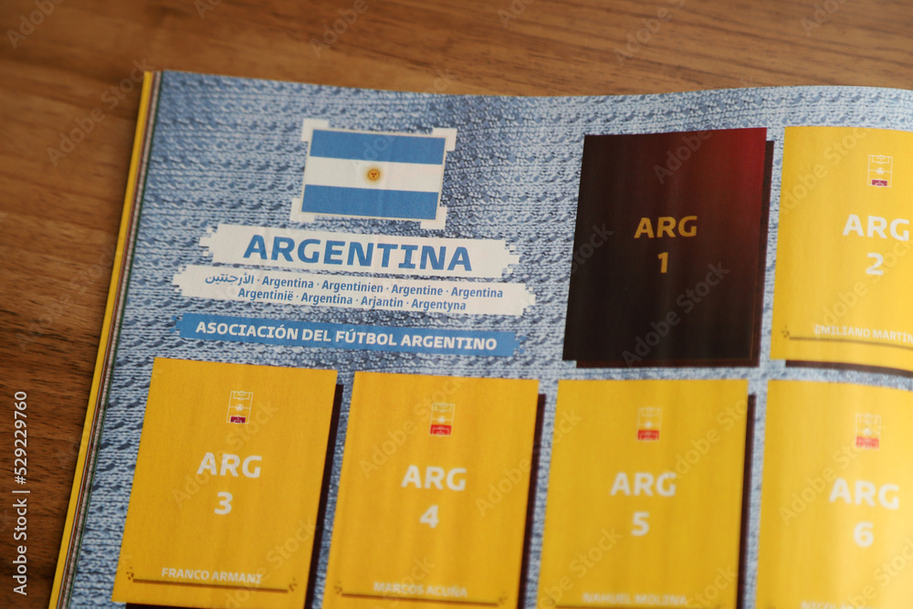 FIFA World Cup Qatar 2022. Panini Group. Stickers album. Group C ...