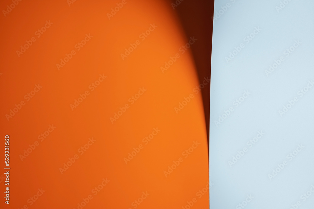 Red-gray background with shadow. Vertical colored empty two stripes ...