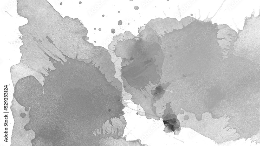 watercolor paint stroke. ink splash transition. Abstract inkblot, splat ...