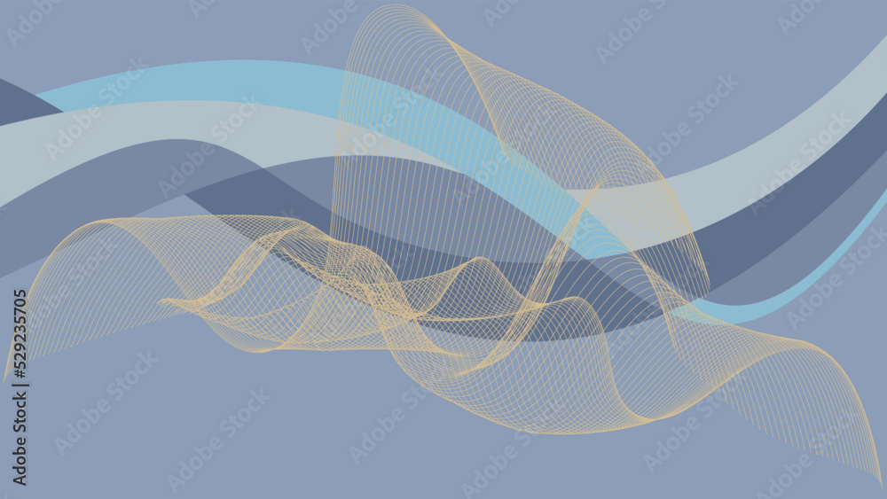 Nice curves transitons, vector illustration of newtral with add of cold ...