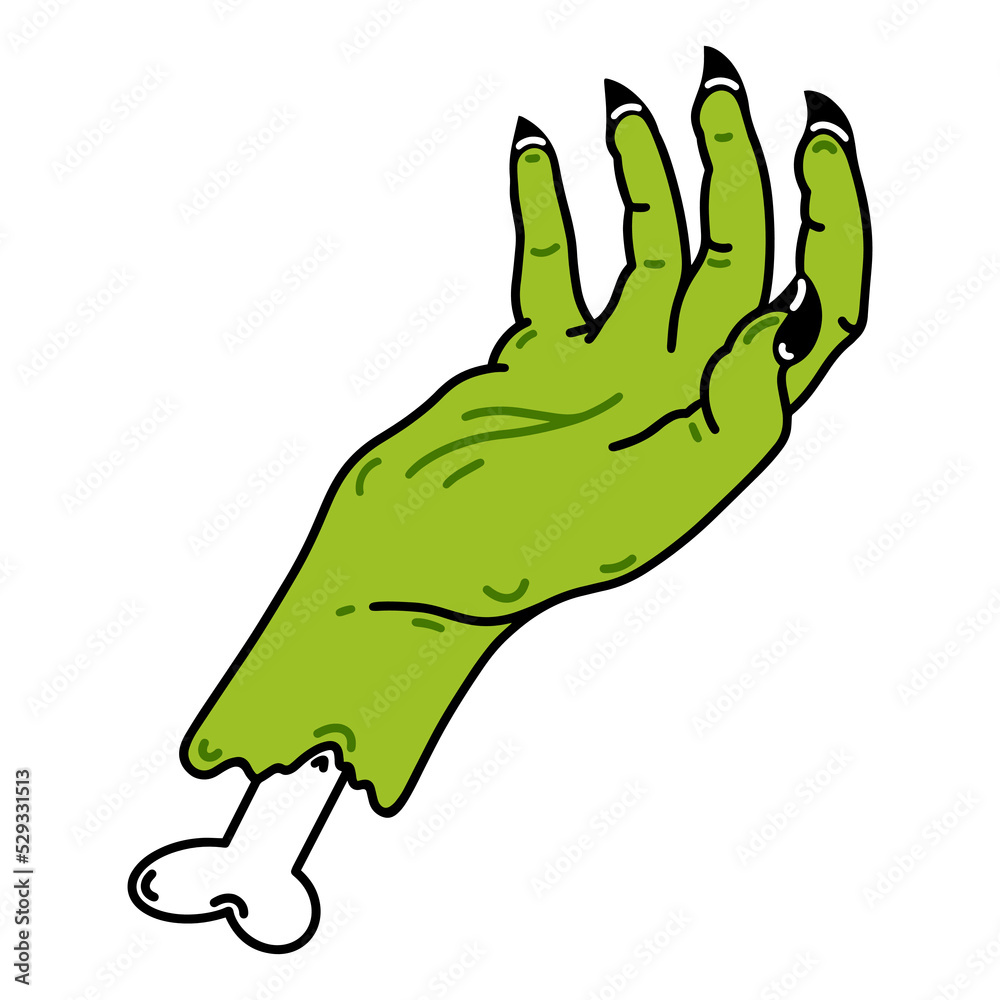 Zombie Arm Vector