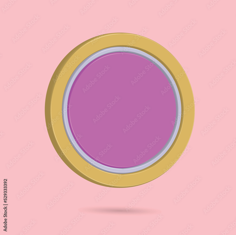 Blank rounded for background with pink color Stock Vector | Adobe Stock