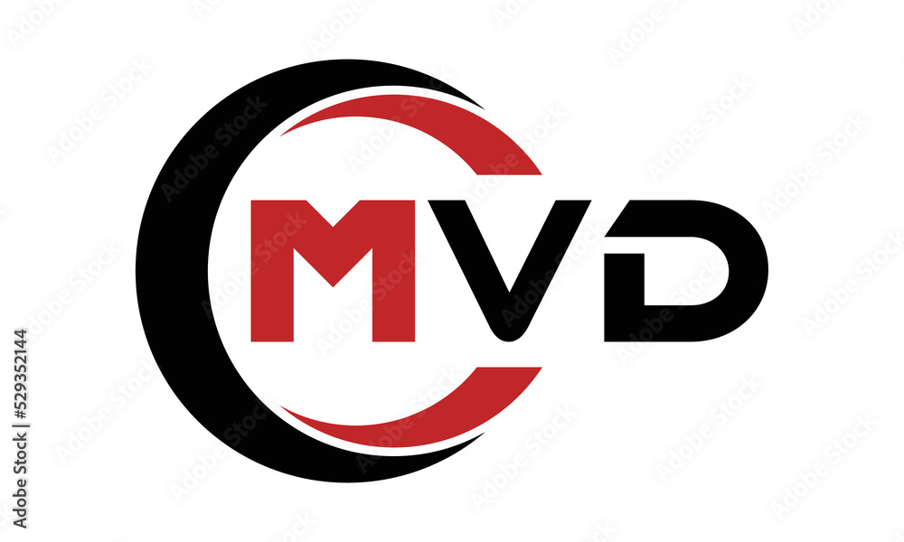 MVD three letter swoosh logo design vector template | monogram logo ... MVD three letter swoosh logo design vector template | monogram logo ...