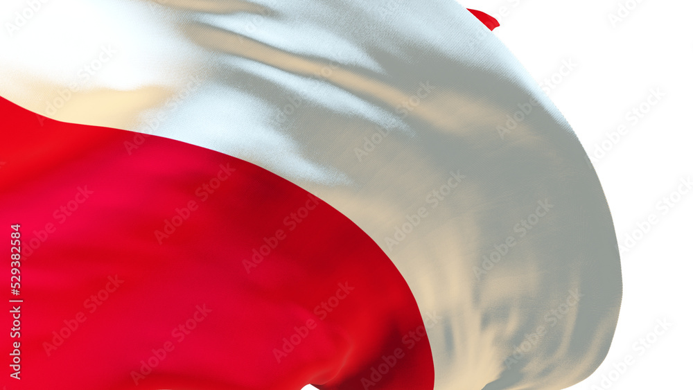 Poland flag on transparent background 4k Stock Illustration | Adobe Stock
