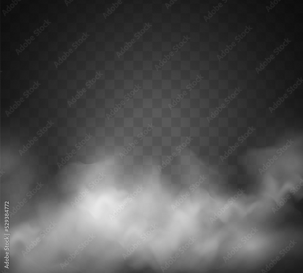 Special effect of steam, smoke, fog, clouds. Abstract gas on ...