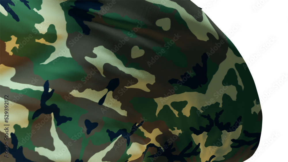 Camouflage flag on transparent background 4k Stock Illustration | Adobe ...
