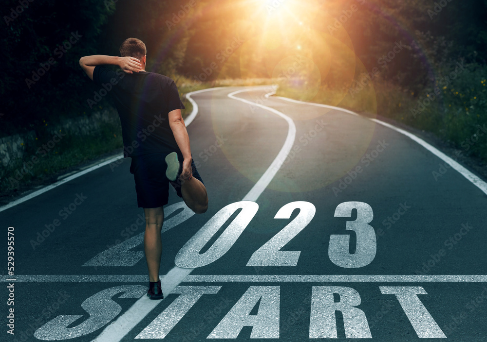 New Year 2023 with new ambitions, challenge, plans, goals and visions ...