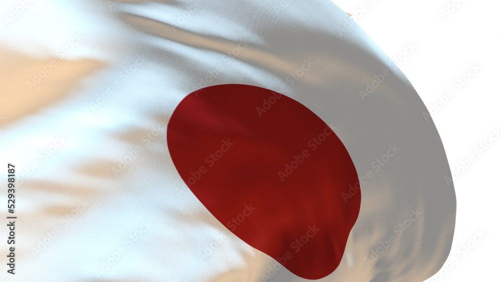 Japan flag on transparent background 4k Stock Illustration | Adobe Stock