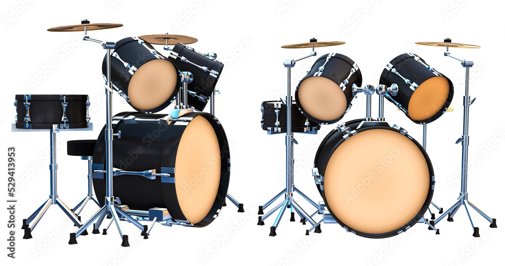 Bass Drum on transparent background 4k Stock Illustration | Adobe Stock