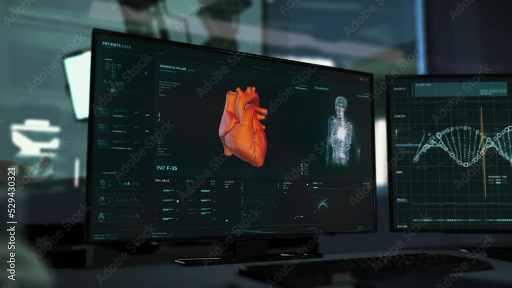 Cardiac Ischemia Diagnosis In Innovative Medical Health Care Computer ...