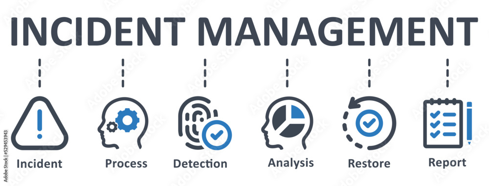 Incident Management icon - vector illustration . Incident, management ...