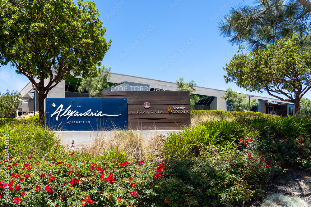 San Diego, CA, USA - July 9, 2022: The Alexandria at Torrey Pines is ...
