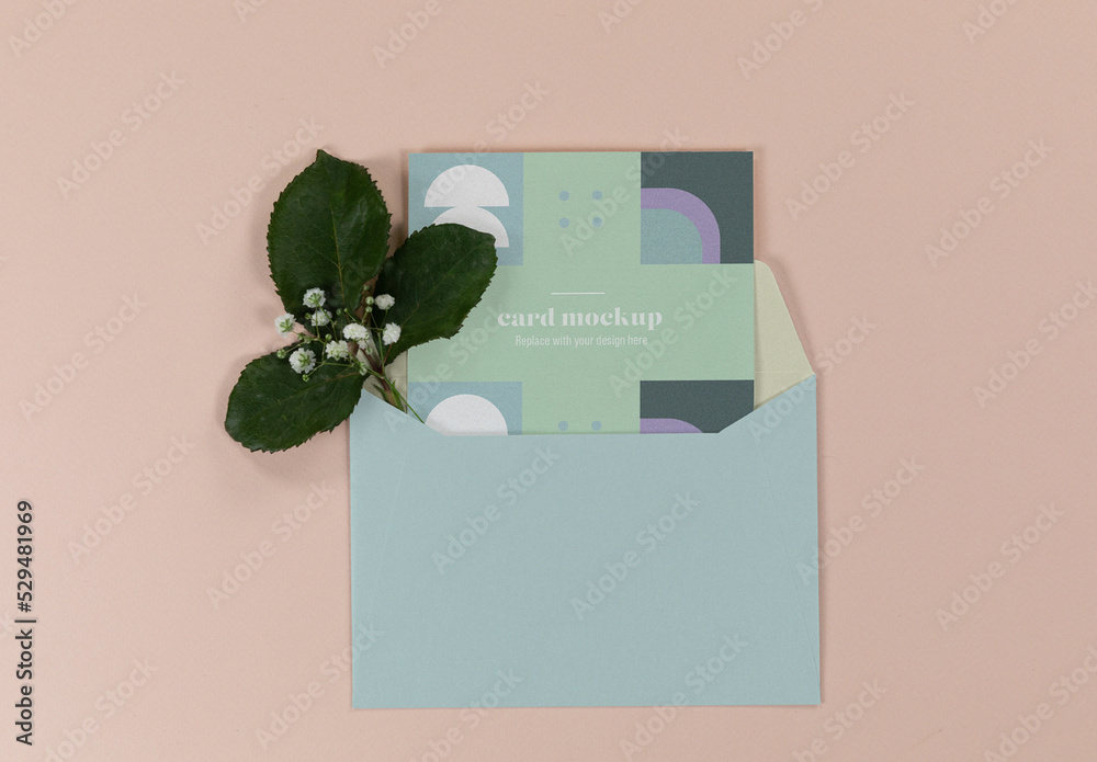 Envelope and Letter Mockup Stock Template | Adobe Stock