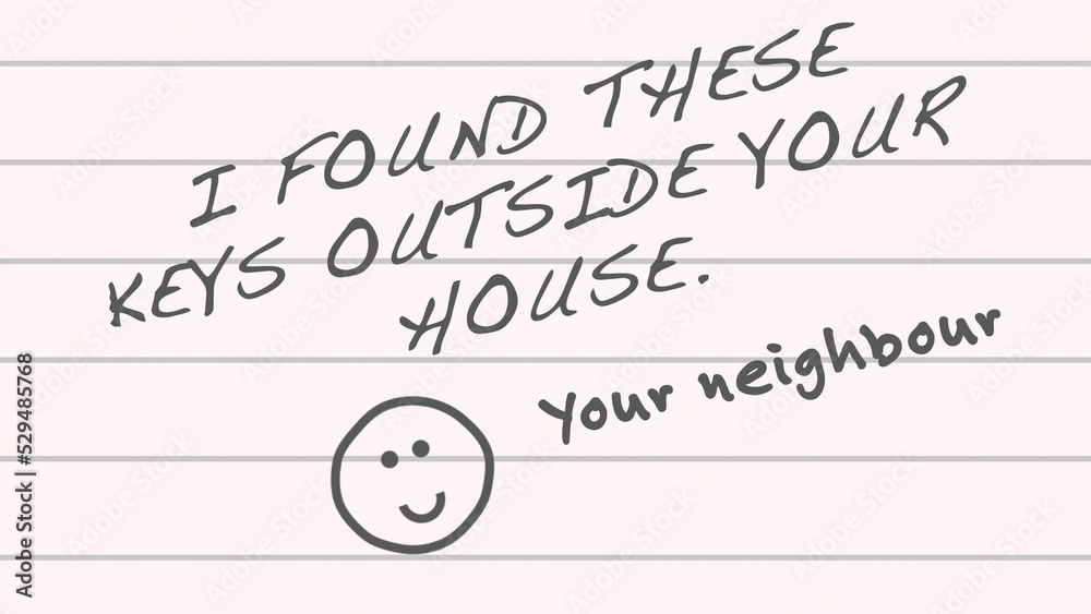 Message Note Overlay Stock Template | Adobe Stock