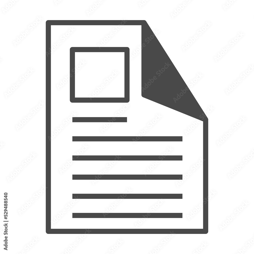 Printable advertisement icon vector illustration isolated on white ...