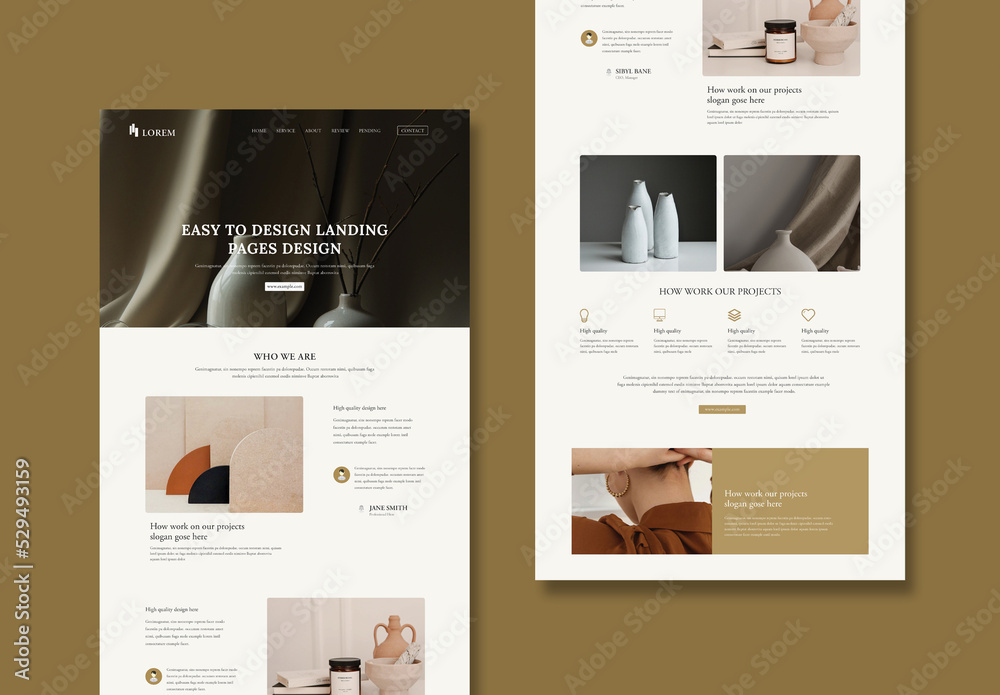 Email News Letter Layout Stock Template | Adobe Stock