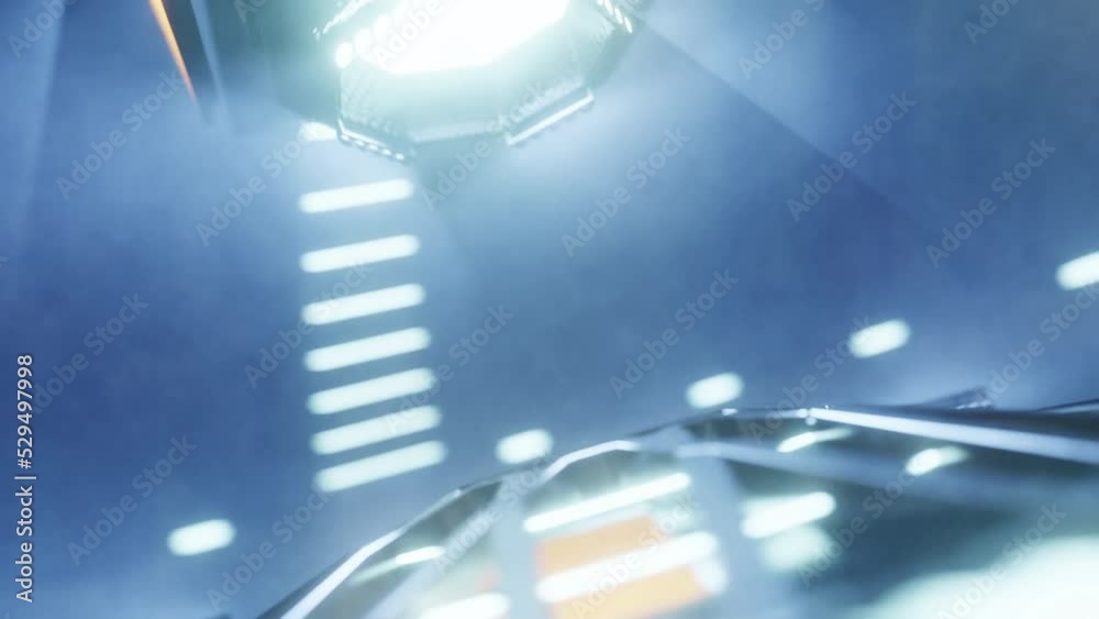 4k 3d animation of a futuristic sports stadium Stock Video | Adobe Stock