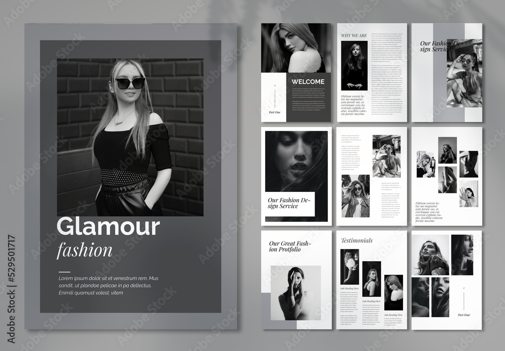 Fashion Layout Stock Template | Adobe Stock