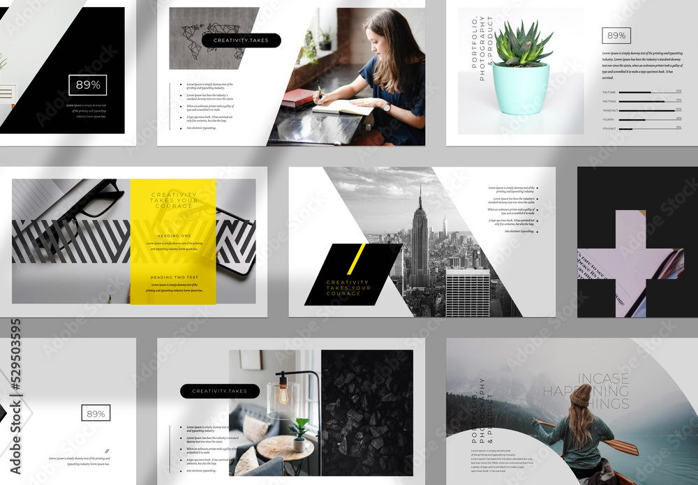 Creative Presentation Layout Stock Template | Adobe Stock