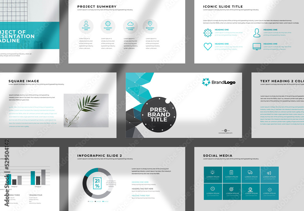 Creative Presentation Layout Stock-Vorlage | Adobe Stock