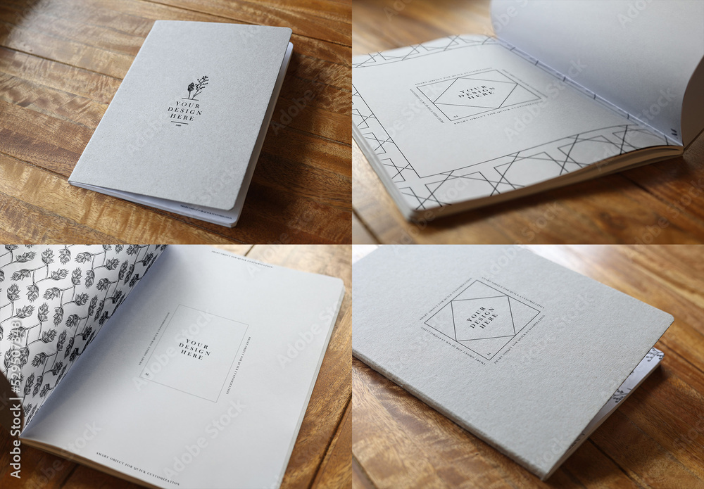 Brochure Mockup A4 Paper Recycle Set Stock Template | Adobe Stock