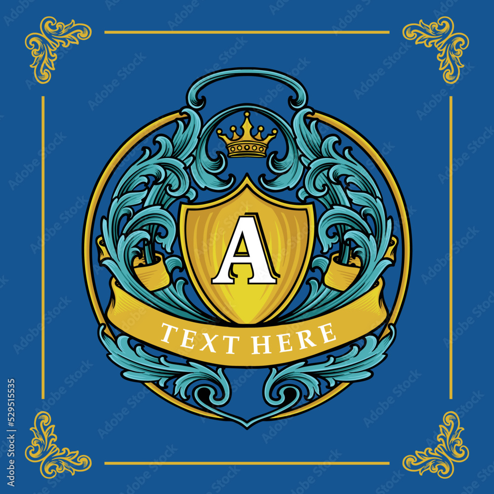 Logo needs label design template Stock Vector | Adobe Stock
