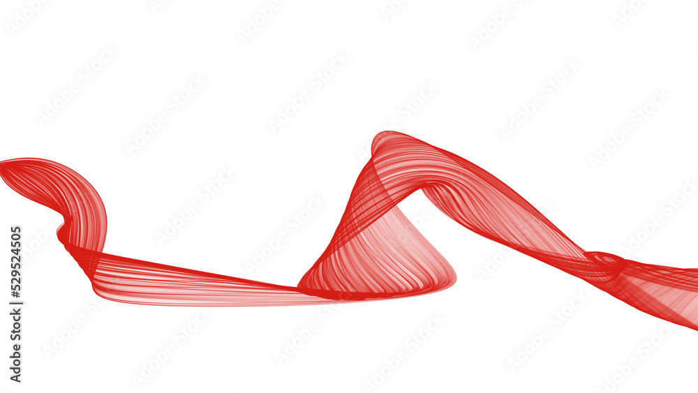 Red semi-transparent isolated ribbon overlay Stock Illustration | Adobe ...